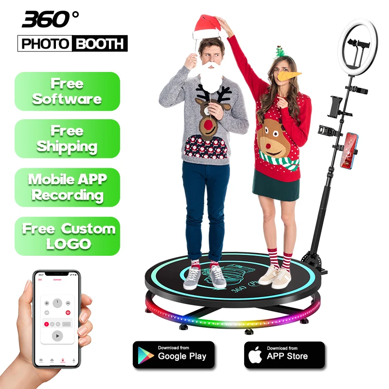 360-Photo-Booth-for-Party-Slow-Motion-Video-Booths-Selfie-Platform ...