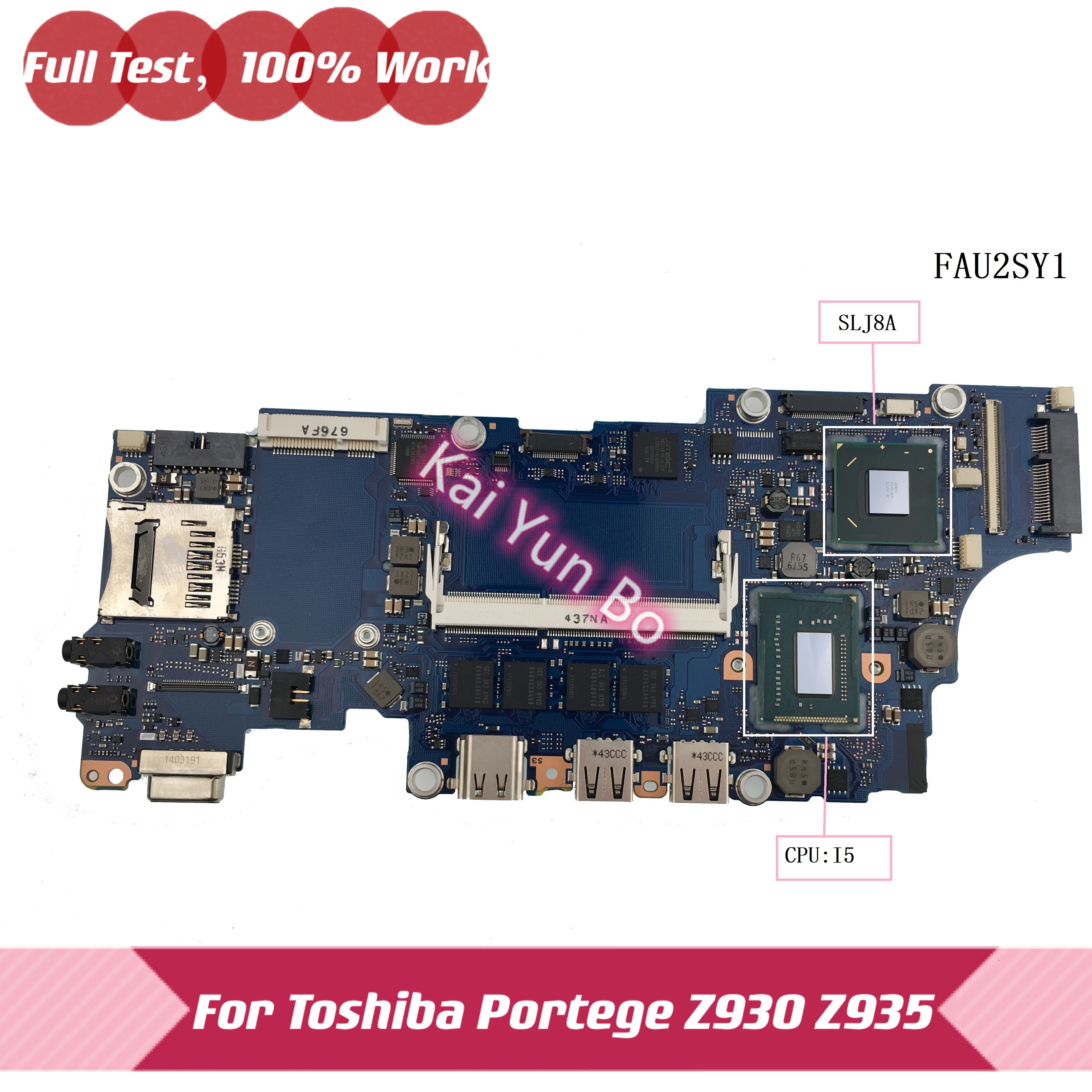 Para Toshiba Portege Z930 Z935 z930 147 P FAU2SY1 A3267A Com i5 3337U ...
