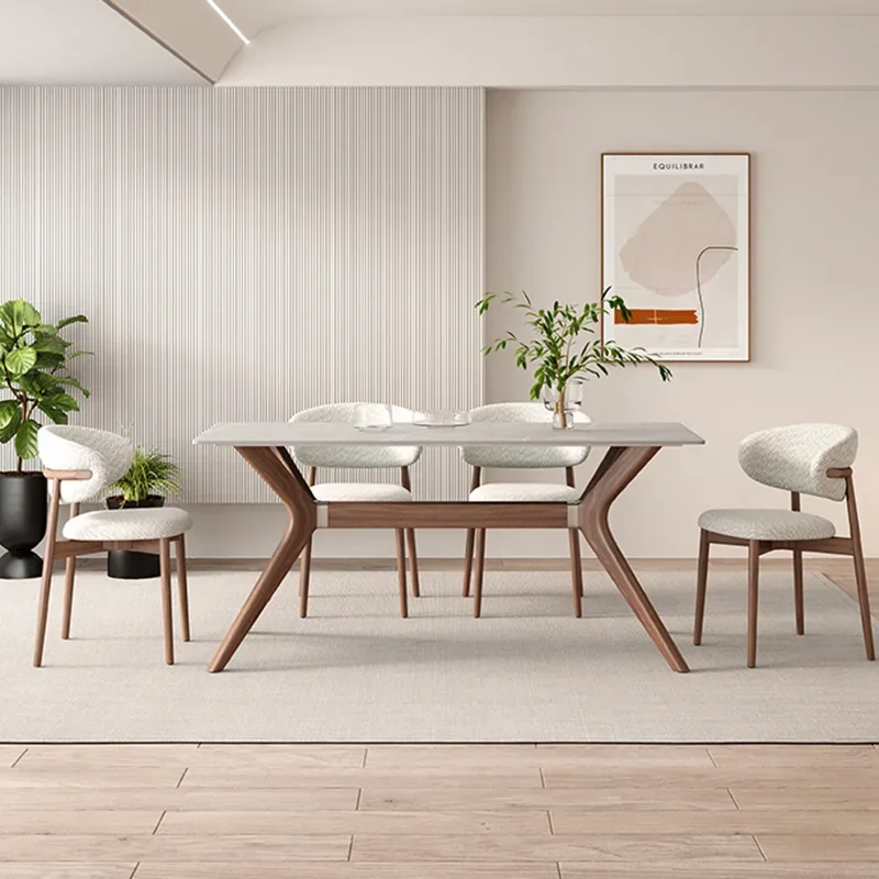 Small-Wood-Table-Coffee-Conference-Luxury-Modern-Dinner-Dining-Table ...