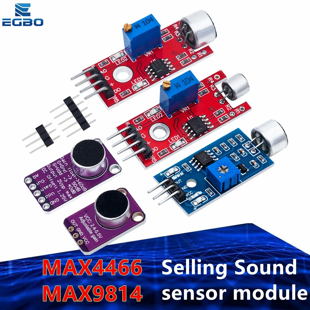 Selling-Sound-sensor-module-sound-control-sensor-MAX4466-MAX9814switch-detection-whistle-switch ...