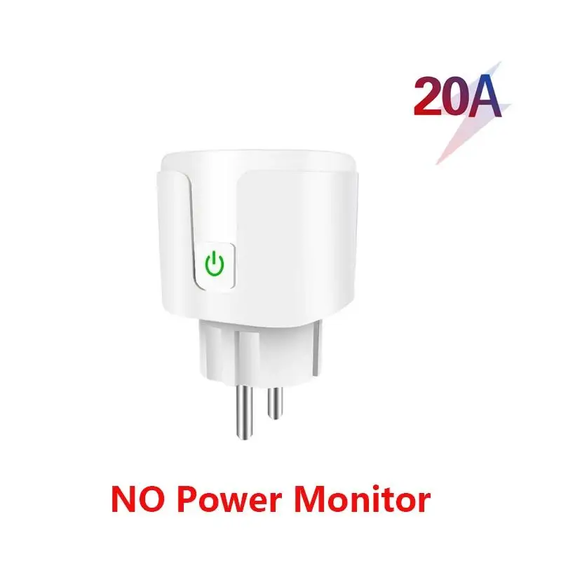 20A-EU-Socket-WiFi-Bluetooth-Smart-Plug-Power-Monitor-Outlet-Timing ...