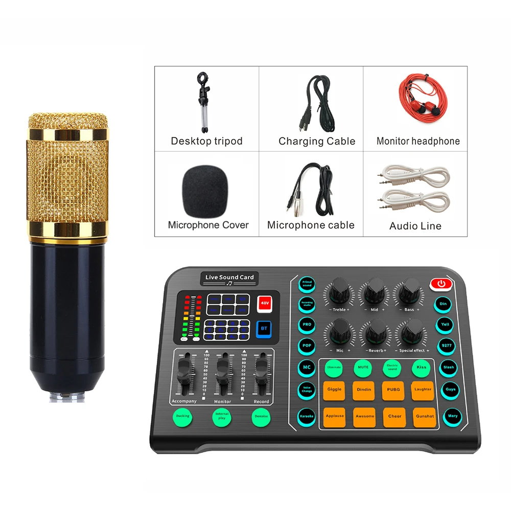 Live-Sound-Card-Studio-Record-Professional-Soundcard-Condenser ...