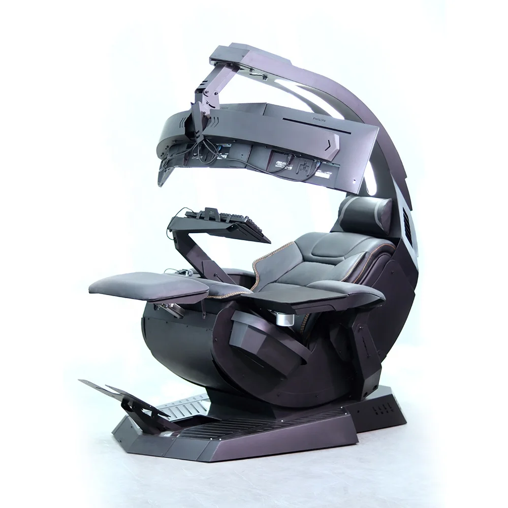 Gran oferta Silla Gamer estación de trabajo cero gravedad reclinable ...