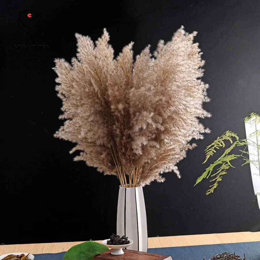 15pcs-Pampas-Grass-Dried-Flowers-Bouquet-Wedding-Party-Decoration ...