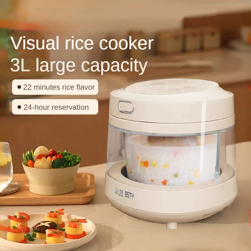 Household-Rice-Cooker-Visual-3L-Capacity-Multifunctional-Transparent ...
