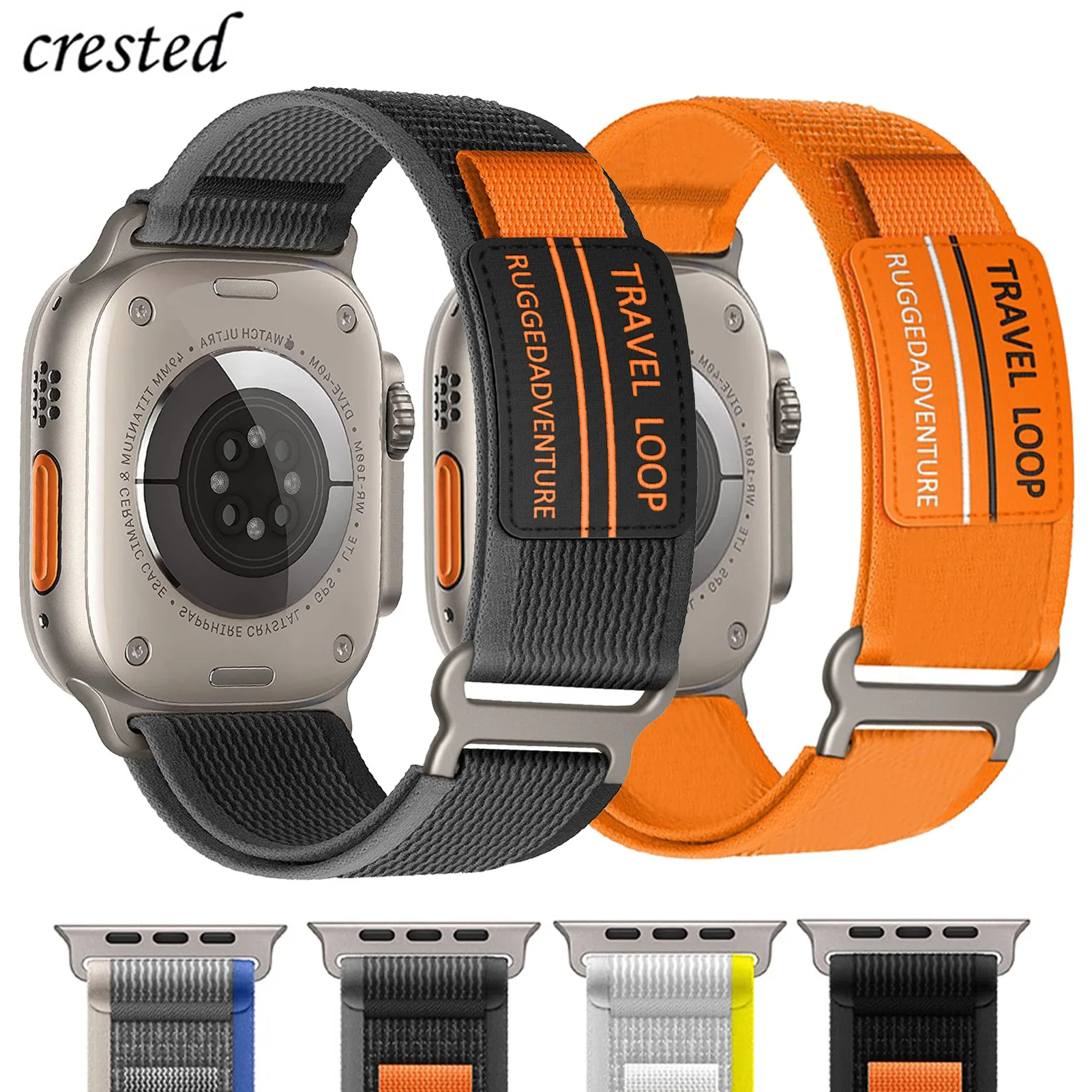 Correa-Trail-loop-para-Apple-watch-ultra-2-banda-de-49mm-44mm-40mm-45mm ...