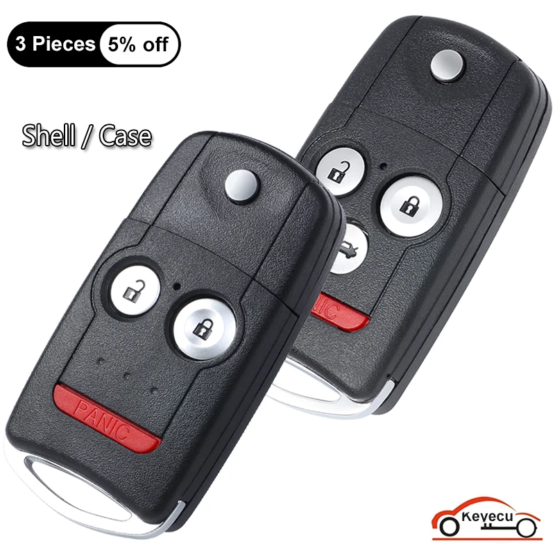 KEYECU-cubierta-de-llave-remota-para-Acura-MDX-RDX-TSX-TL-ZDX-reemplazo ...
