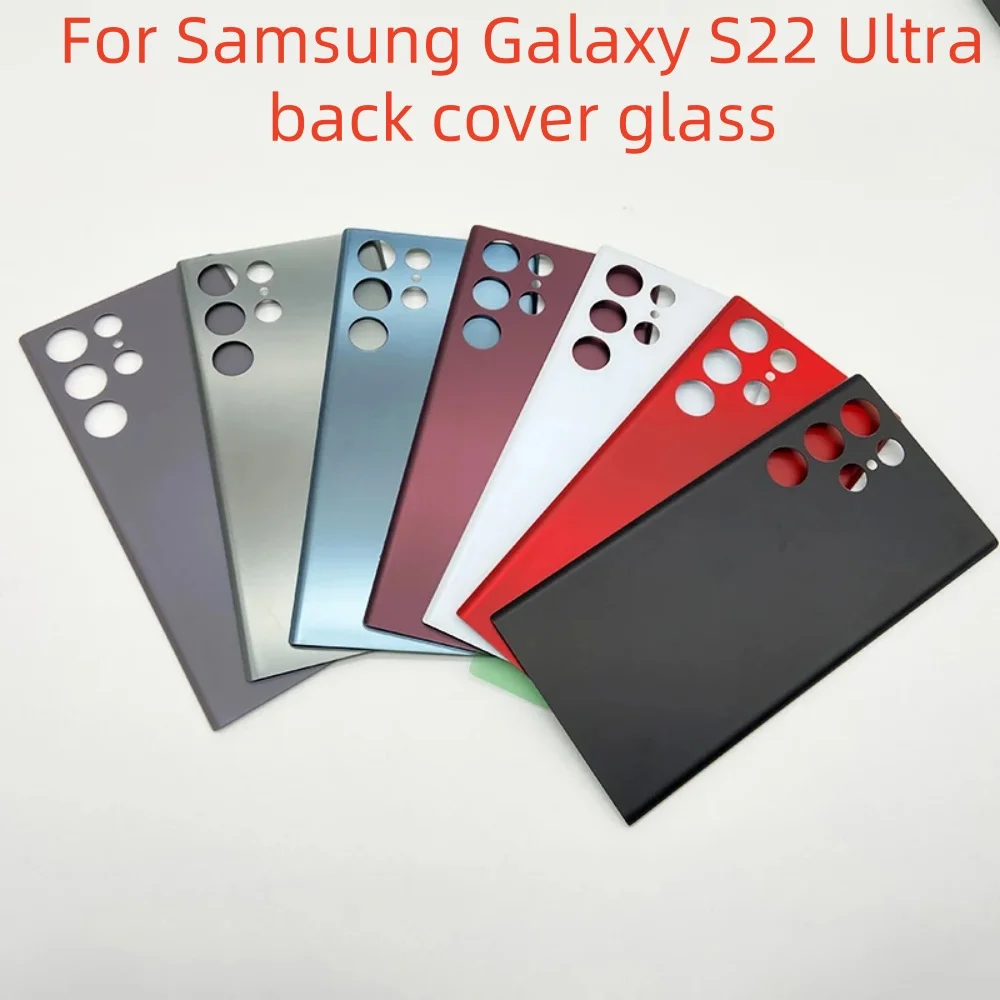 Back-cover-For-Samsung-Galaxy-S22-Ultra-Glass-Panel-Rear-Door-Battery ...