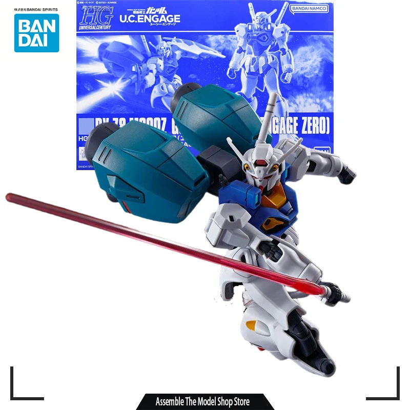 Bandai figura de acción de GUNDAM HG PB RX 78 MS00Z Engage Zero 1/144, juguete de montaje ...