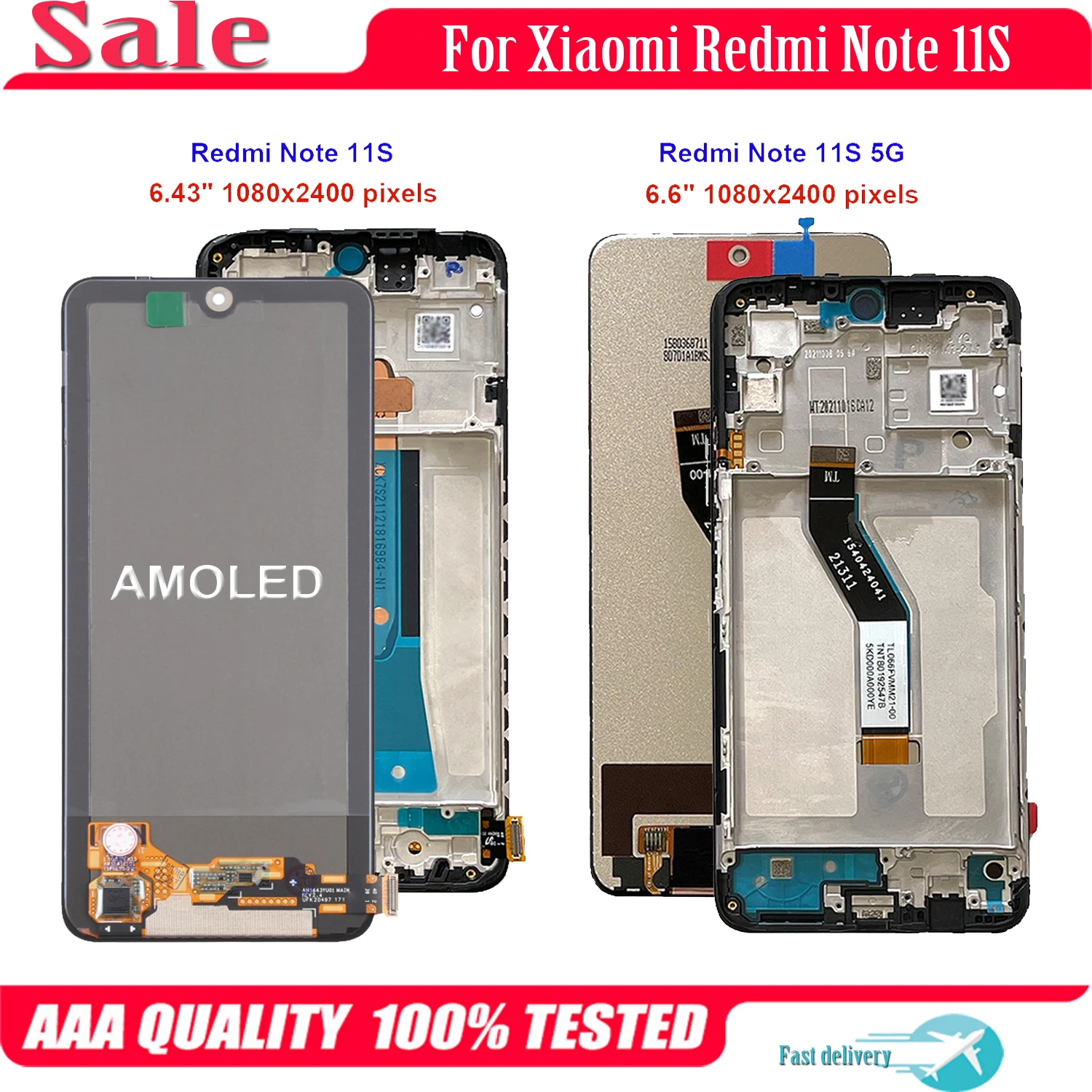 Pantalla-LCD-Original-para-Xiaomi-Redmi-Note-11S-digitalizador-de ...