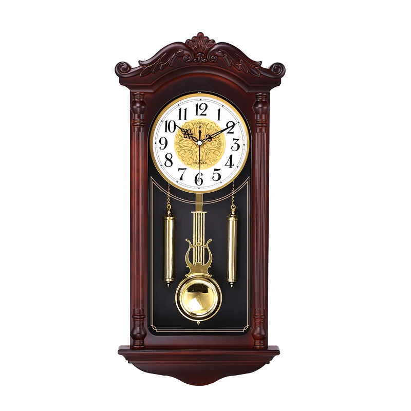 Creative-Chinese-Wall-Clock-Retro-Living-Room-Silent-Pendulum-Swing ...