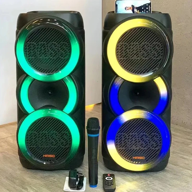 Altavoces-Bluetooth-duales-de-8-pulgadas-Subwoofer-port-til-grande-de ...