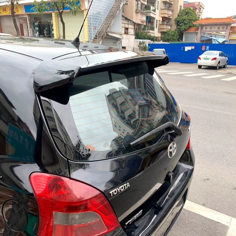 For Toyota Yaris Spoiler 2010 2011 2012 2013 ABS Plastic Unpainted ...