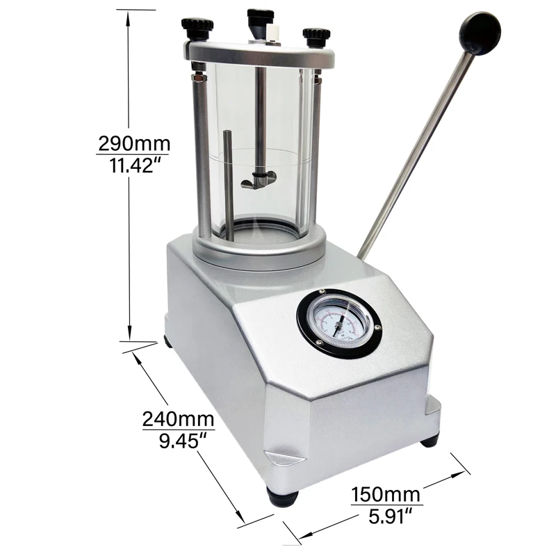 6 ATM Professional Watch Waterproof Tester Tool 2 Watches Case ...