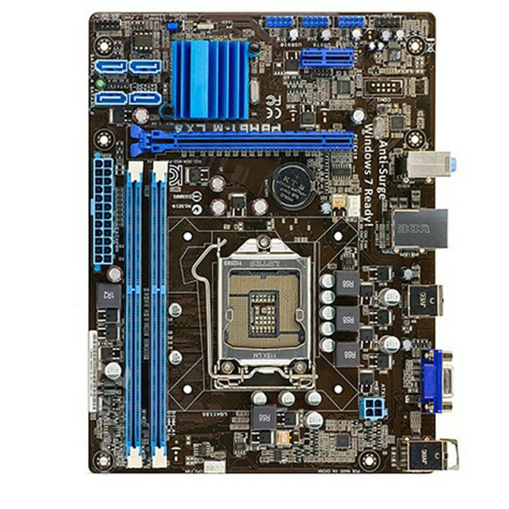 P8H61-M LX3 PLUS Destop Motherboard LGA1155 H61M-E/K/C/D I7 I5 I3 Intel ...