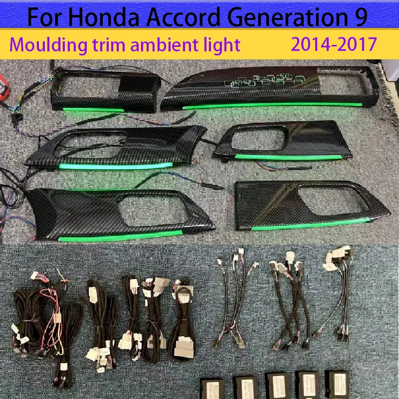 LED-Car-Inner-Ambient-light-For-Honda-Accord-9-Th-2014-2017-RGB-Dynamic ...