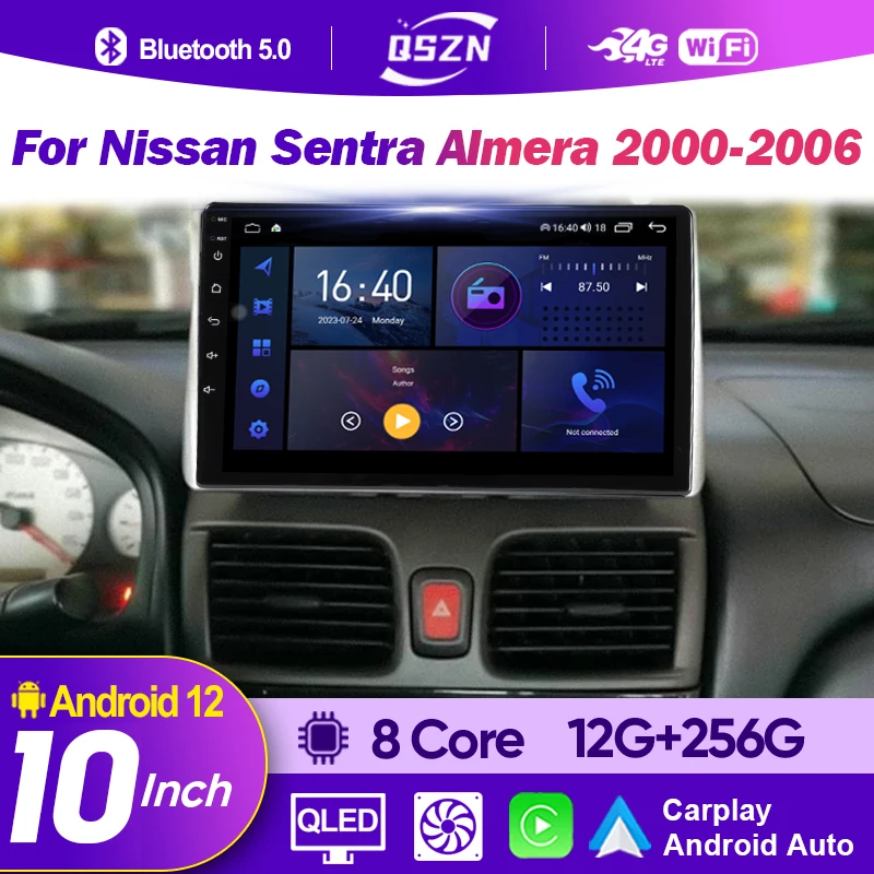 Android-12-0-2-Din-Car-Radio-Multimedia-Video-Player-For-Nissan-Sentra ...