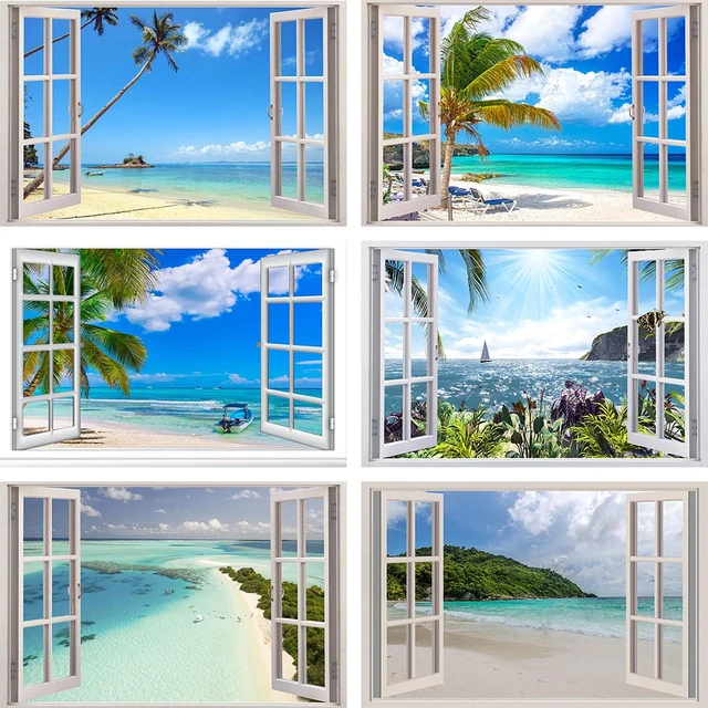 Window View Of Beach