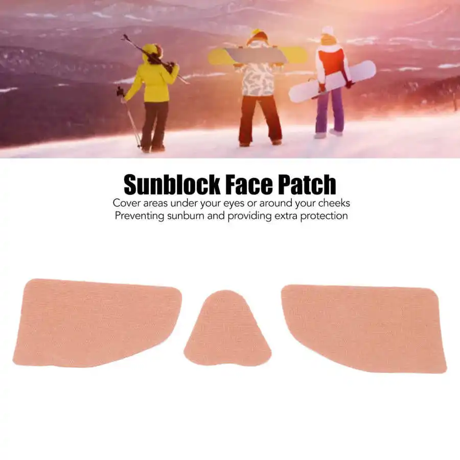 Face Ultraviolet Protection Patches Cotton Fiber Cloth Sunblock Face ...