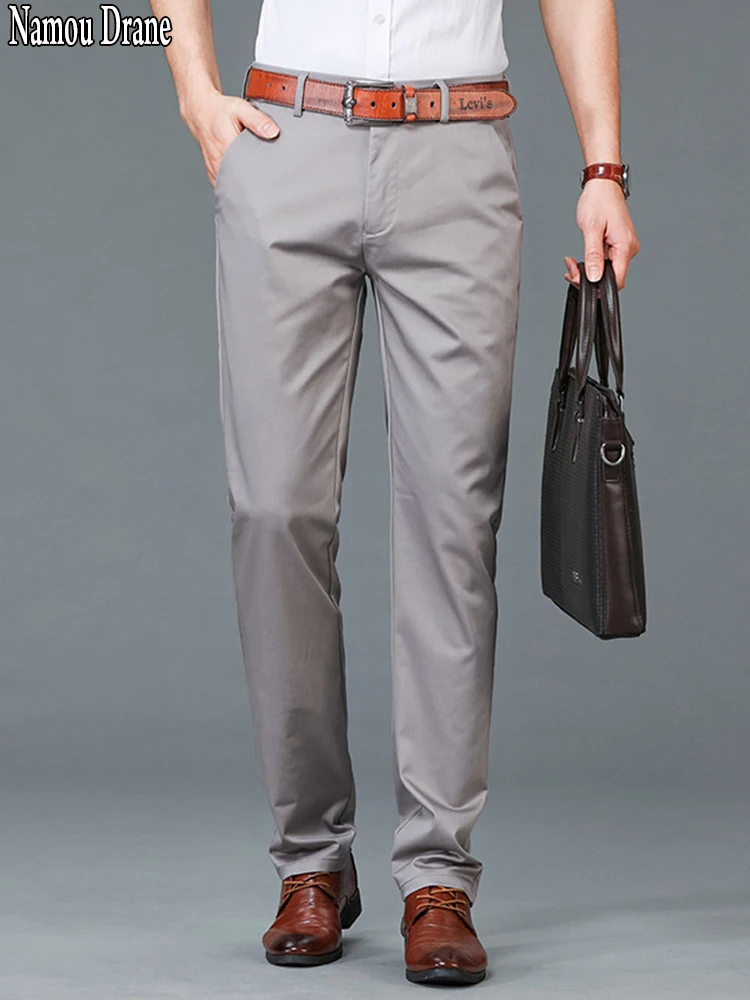 Pants Men's Spring and Autumn Casual Pants Men's Straight Leg Pants Men ...