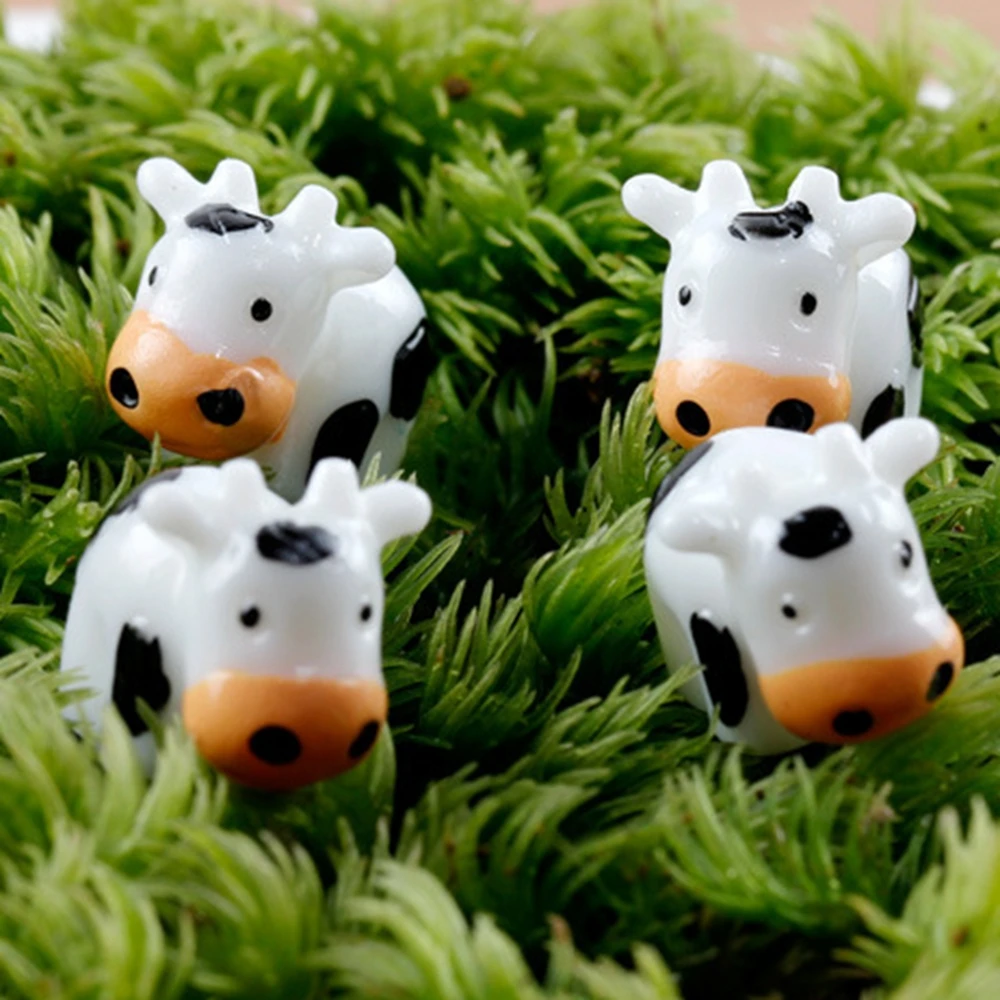 Mini-figuras-de-animales-de-vaca-para-el-hogar-miniaturas-Kawaii-de-10 ...