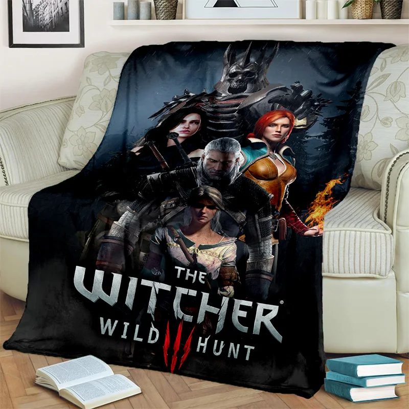 3D-Game-The-W-Witcher-Gamer-Cartoon-Blanket-Soft-Throw-Blanket-for-Home ...