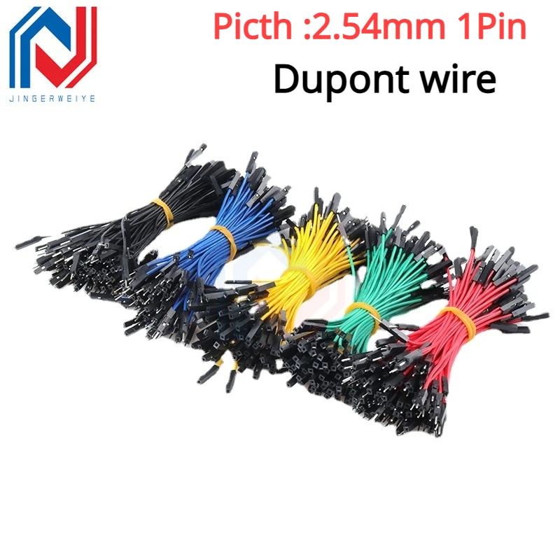 10pcs Breadboard Dupont Cable For Arduino Line 2.54mm Male Female ...