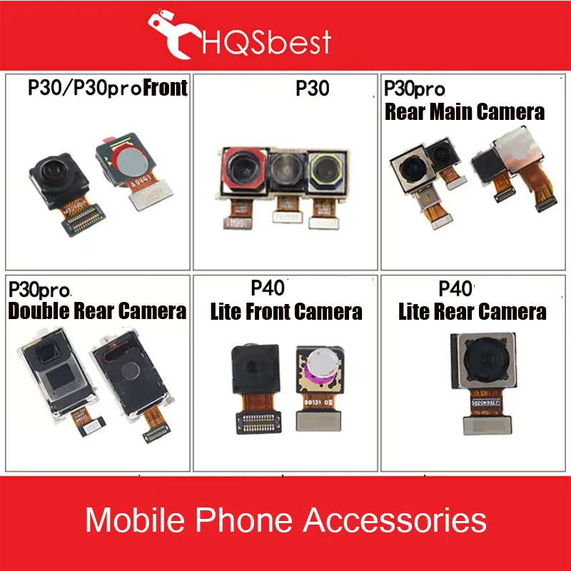 Cámara frontal Original, módulo de cámara trasera grande y principal, Cable flexible para Huawei ...