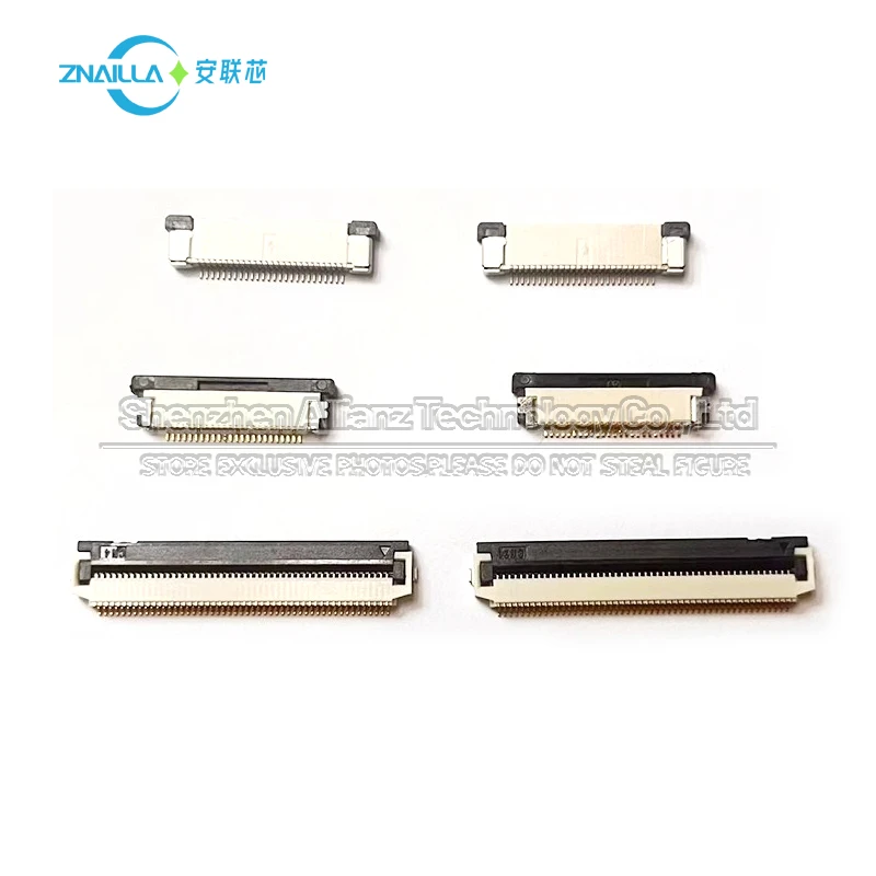 100pcs-lot-FPC-connector-0-5MM-drawer-clamshell-up-and-down-socket-4P ...