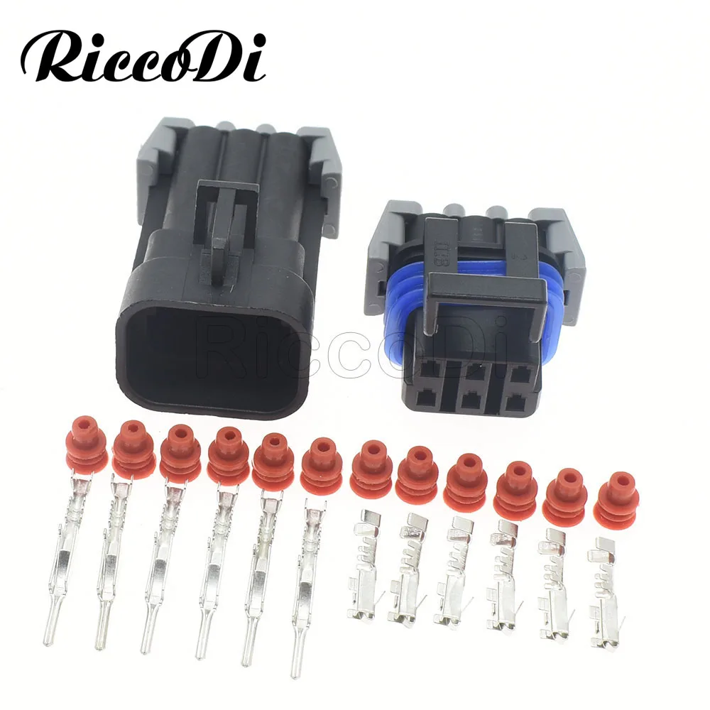 1-20sets 6 Pin Metri-pack 150 Male Female Waterproof Automotive ...
