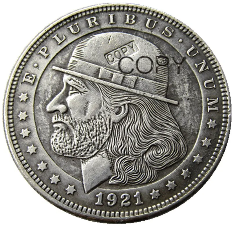 HB-83-US-Hobo-Morgan-Dollar-Skull-Zombie-Zkeleton-Silver-Plated-Copy ...