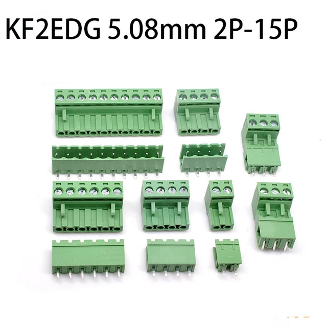 5Pair 15EDG Pitch KF2EDG PCB Screw Terminal Block Connector, 60% OFF