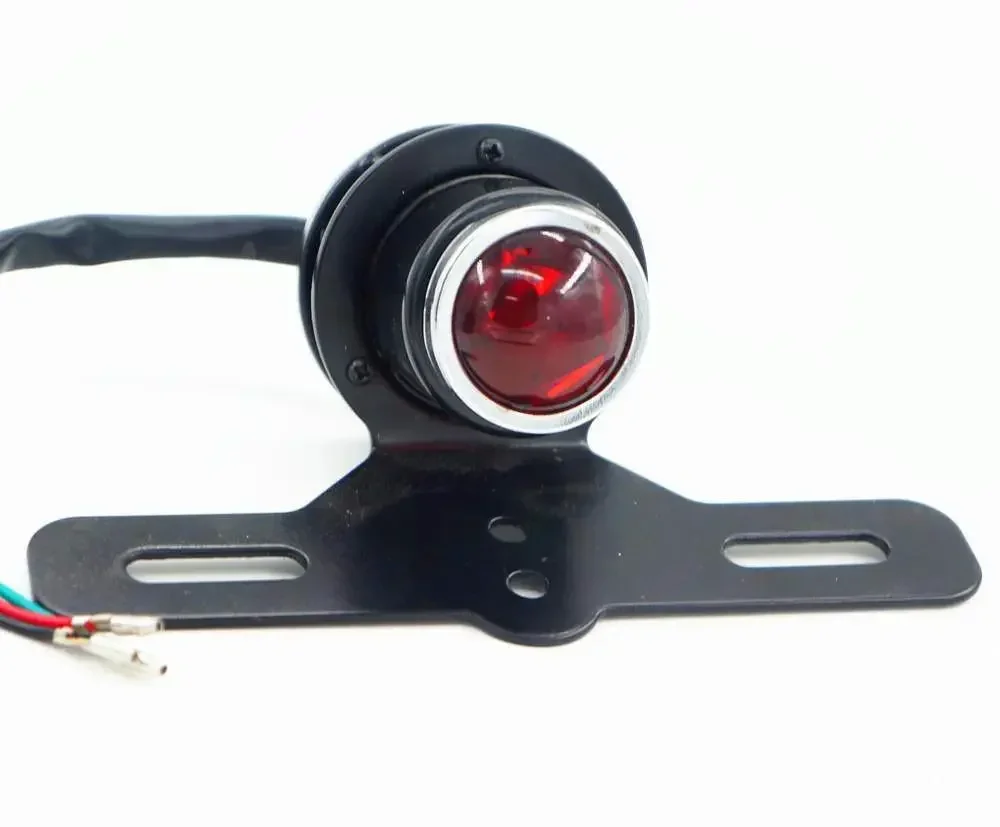 Retro Motorbike Tail Brake Light For Bobber Chopper Cafe Racer CB Rat ...