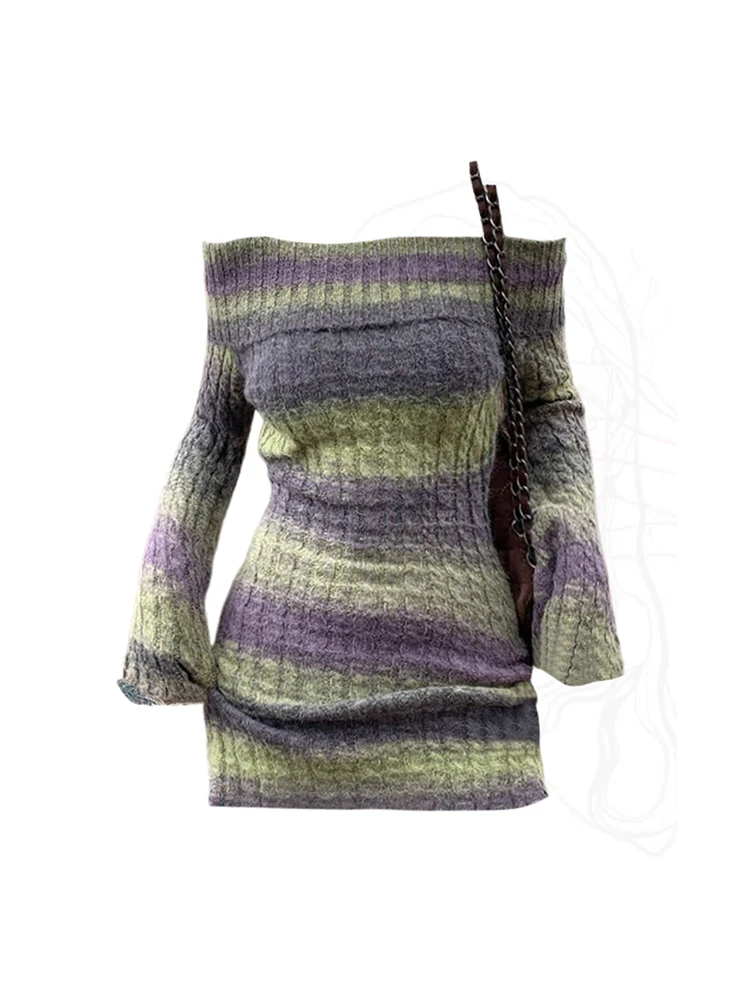 Harajuku-Elegant-Fashion-Slim-Gyaru-Knitwear-A-Line-Dress-Party-Prom ...