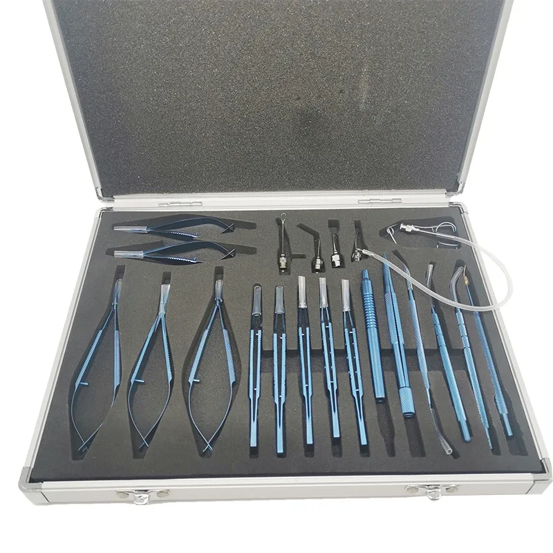 21Pcs-set-Cataracl-and-Intraocular-Lens-Implantation-Micro-Instruments ...