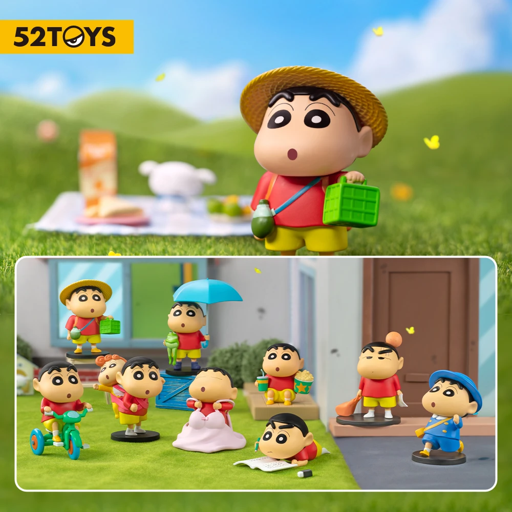 52TOYS Blind Box Crayon Shin-chan Daily Life Series 3, 1PC Cute Figure ...