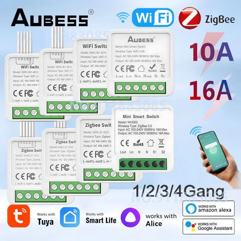 Tuya-Wifi-ZigBee-3-0-DIY-Mini-Schalter-Smart-Life-Timing-drahtlose ...