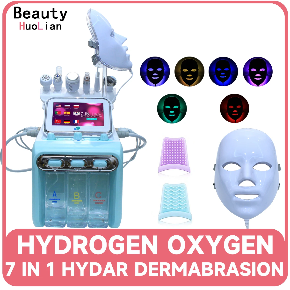 New 7 In 1 Rf Facial Hydrafacial Machine Professional Oxygen Jet Peel ...