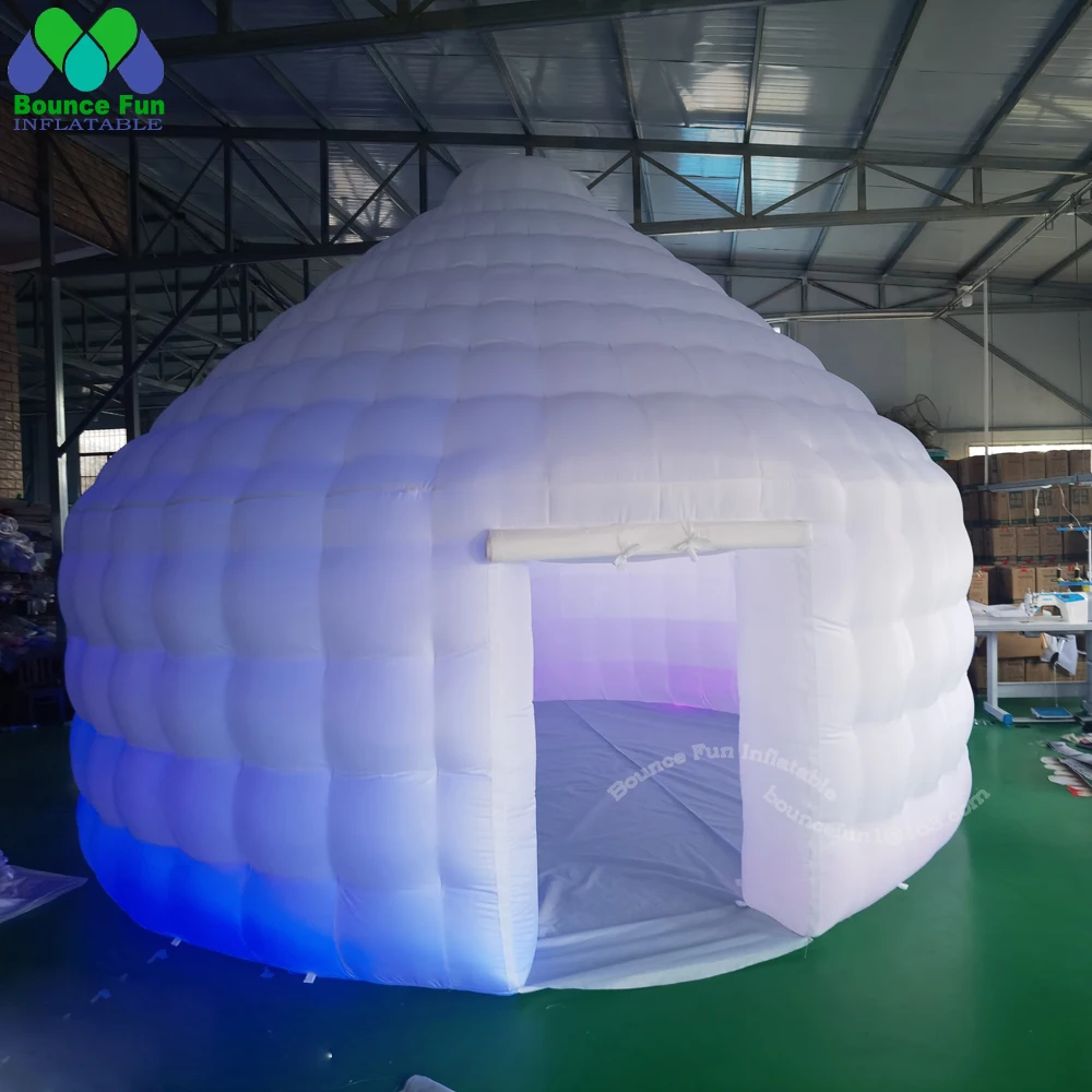 5m16ft Cool Double Layered Inflatable Mongolian Yurt White Dome Bubble ...