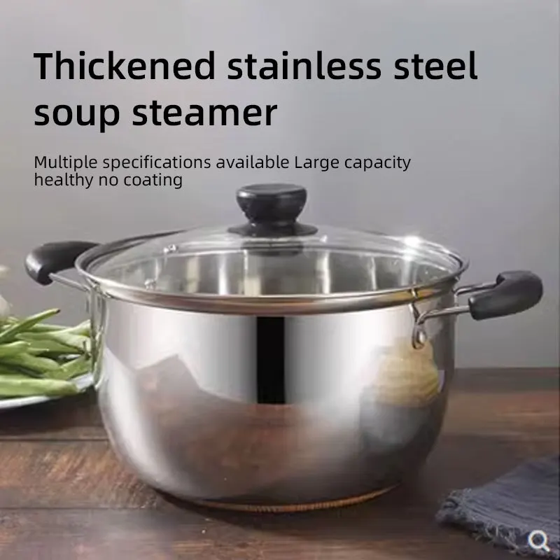 Stainless-Steel-Soup-Pot-Thickened-Cooking-Noodles-Small-Milk-Pot-Hot ...