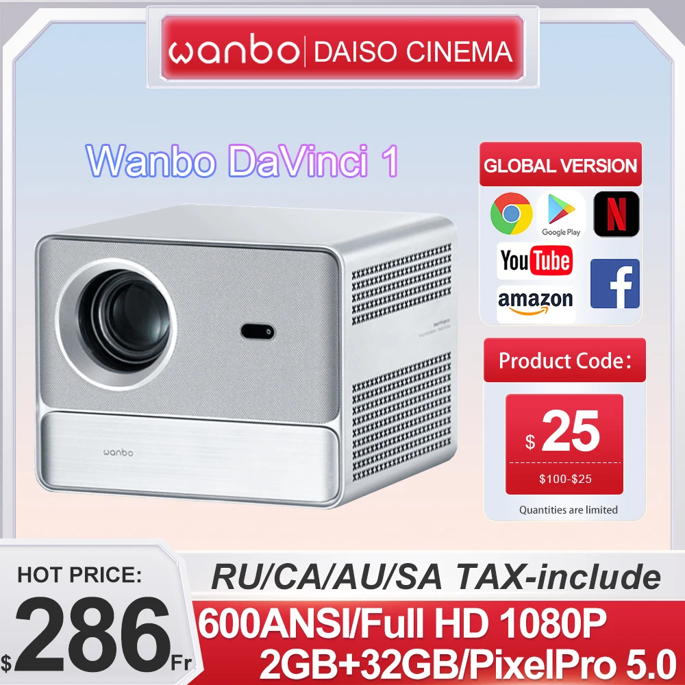 Wanbo-DaVinci-1-Smart-Portable-Projector-600ANSI-1080P-2GB-32GB ...