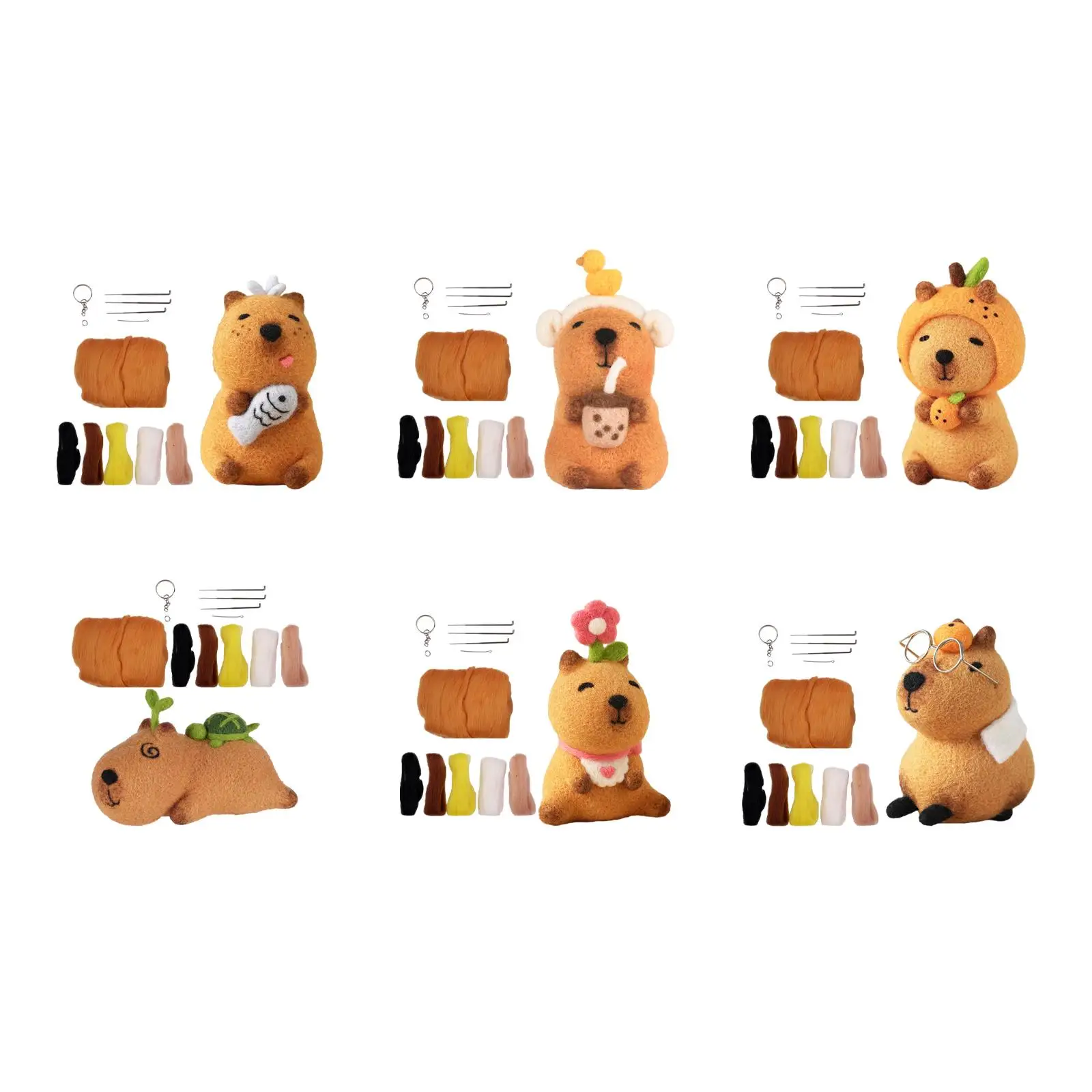Capybara-Toy-Handcrafts-Handbag-Accessories-Handmade-Project-Cute ...