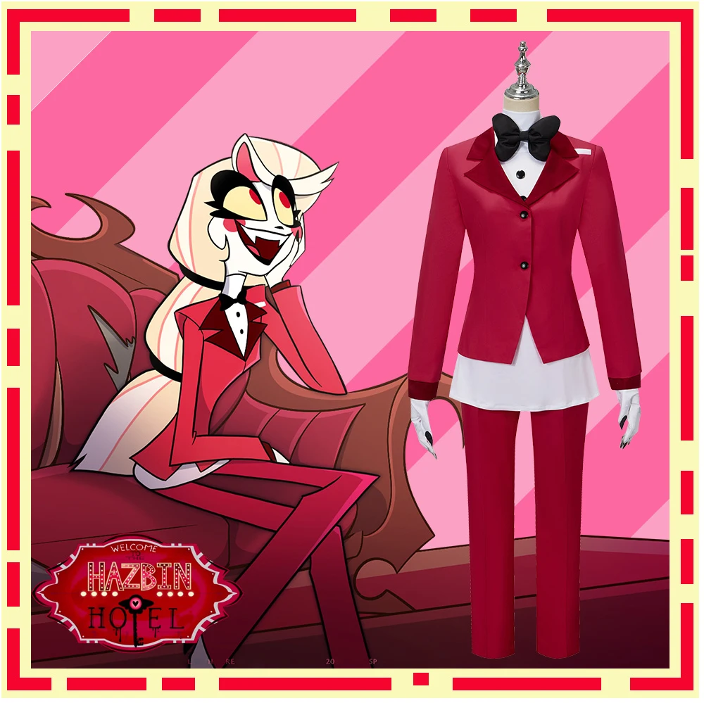 Anime-Hazbin-Cosplay-Hotel-Charlie-Cosplay-Costume-Women-Men-Red ...
