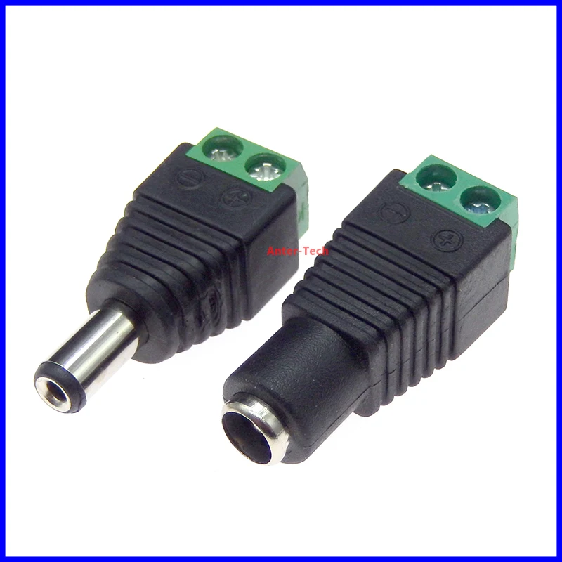 5PCS-Male-Female-DC-Connector-2-1mm-2-5mm-Power-Jack-Adapter-Plug-For ...