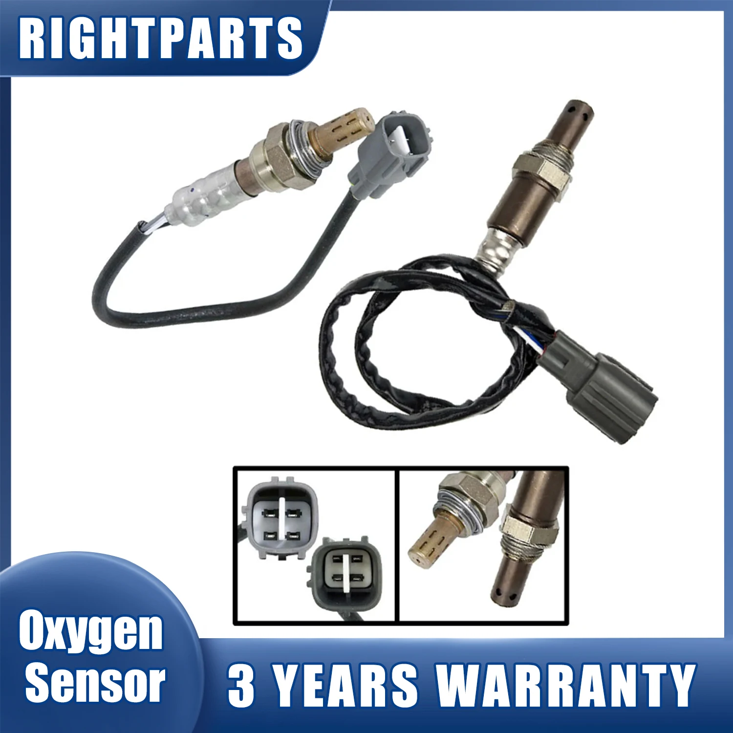Up+Downstream Oxygen Sensor New For Toyota RAV4 2.4L 2006 2007 2008 ...