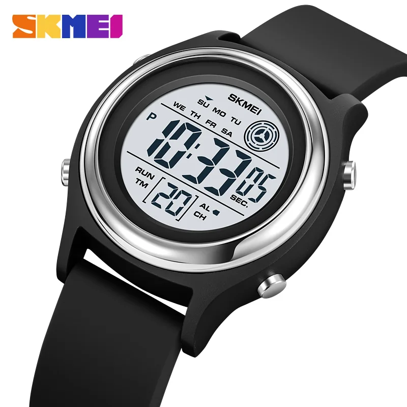 SKMEI Casual Countdown Digital Watches For Men Women Back Light Display ...