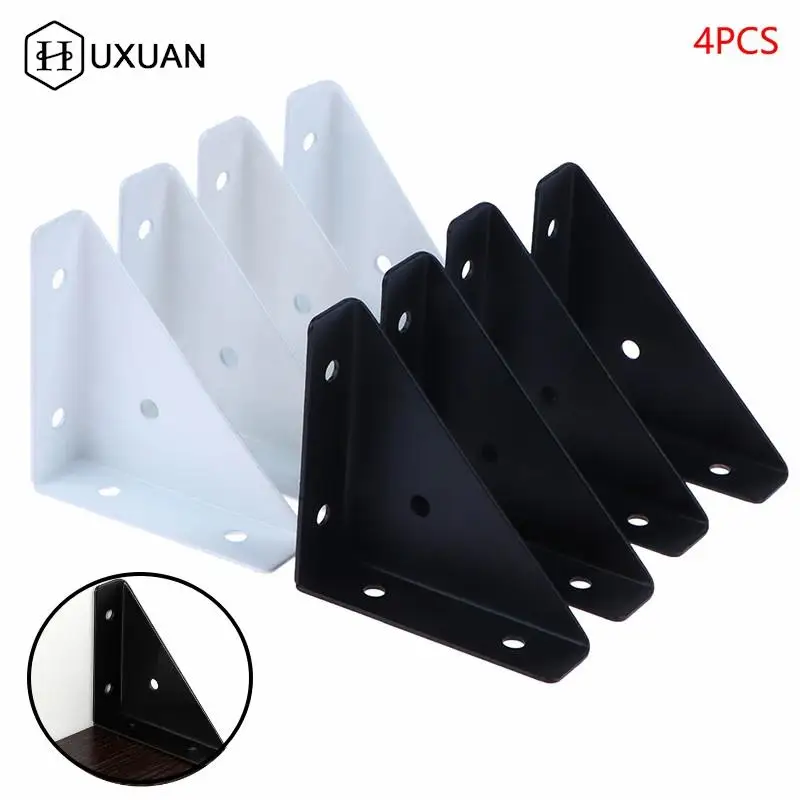 4pcs-Tools-Corner-Brackets-Black-White-Heavy-Protector-Right-Triangular ...