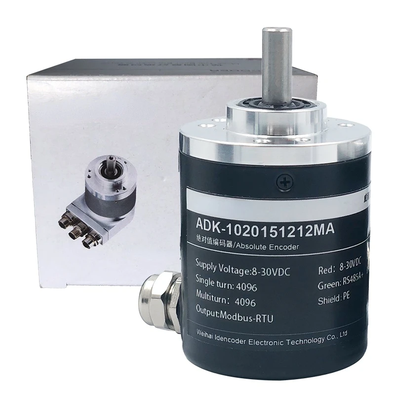 Multi-Ring-Absolute-Pulse-Coder-Mechanical-Gear-SSI-Can-Analog-Rotary ...