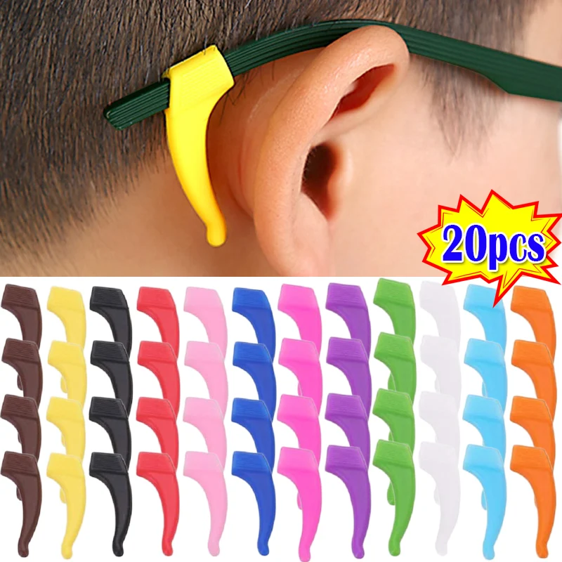 10-20pcs-Colorful-Silicone-Anti-slip-Ear-Hook-Glasses-Elastic-Grip ...