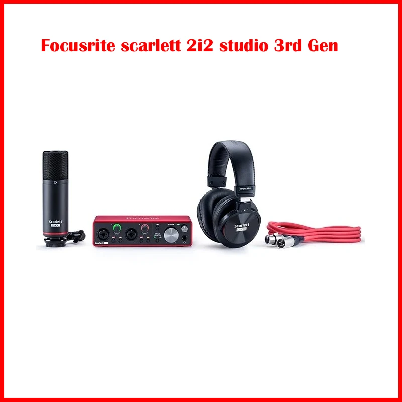 Focusrite Scarlett 2i2 Studio 3rd Gen 2i2 Audio Interface+CM25 MKIII ...